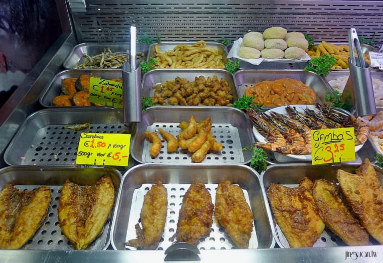 [荷比巴黎食遊記] 鹿特丹新市集 Markthal Rotterdam & Andalus Fish-鹿特丹新地標 馬蹄形拱頂建築 超現實市集 ...